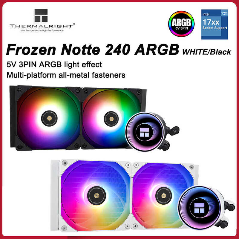 Thermalright Frozen Notte 240 CPU Liquid Cooler ARGB Fan Integrated ...