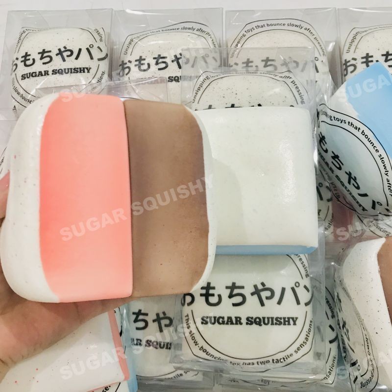 Sugar Squishy 3 Color Thick Mousse Slow Rebound Pinch Decompression ...
