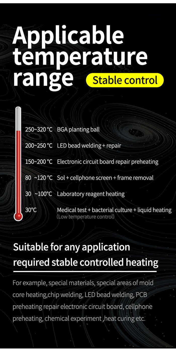 MECHANIC HT-10 Intelligent Constant Temperature Heating Table LED ...