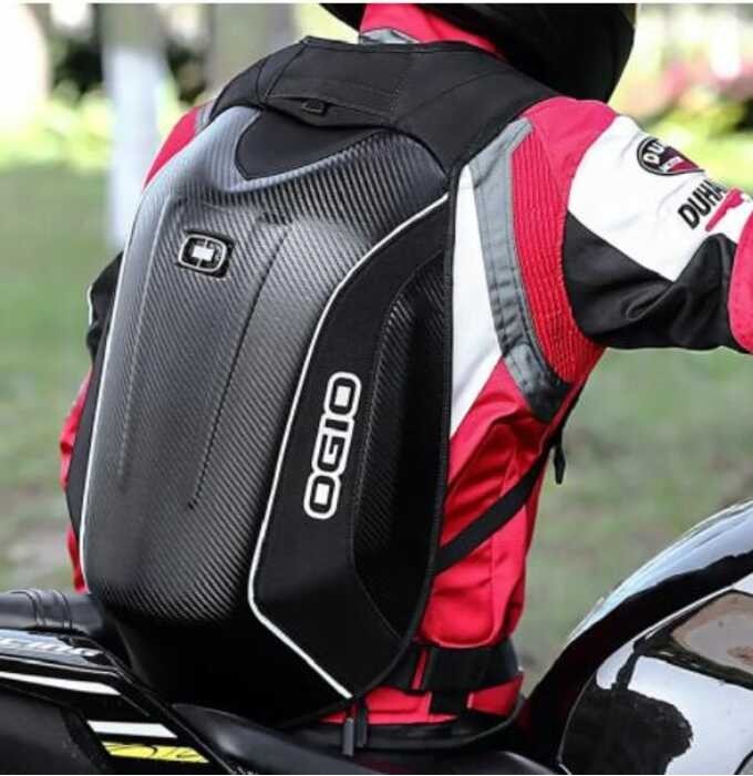 30-48L Carbon OGIO Fiber Hard Shell Motorcycle Backpack Bags Moto ...