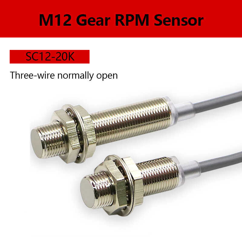 Sc12-20K-L NPN Gear Speed Sensor, Tatlong Wire, Karaniwang Bukas ...