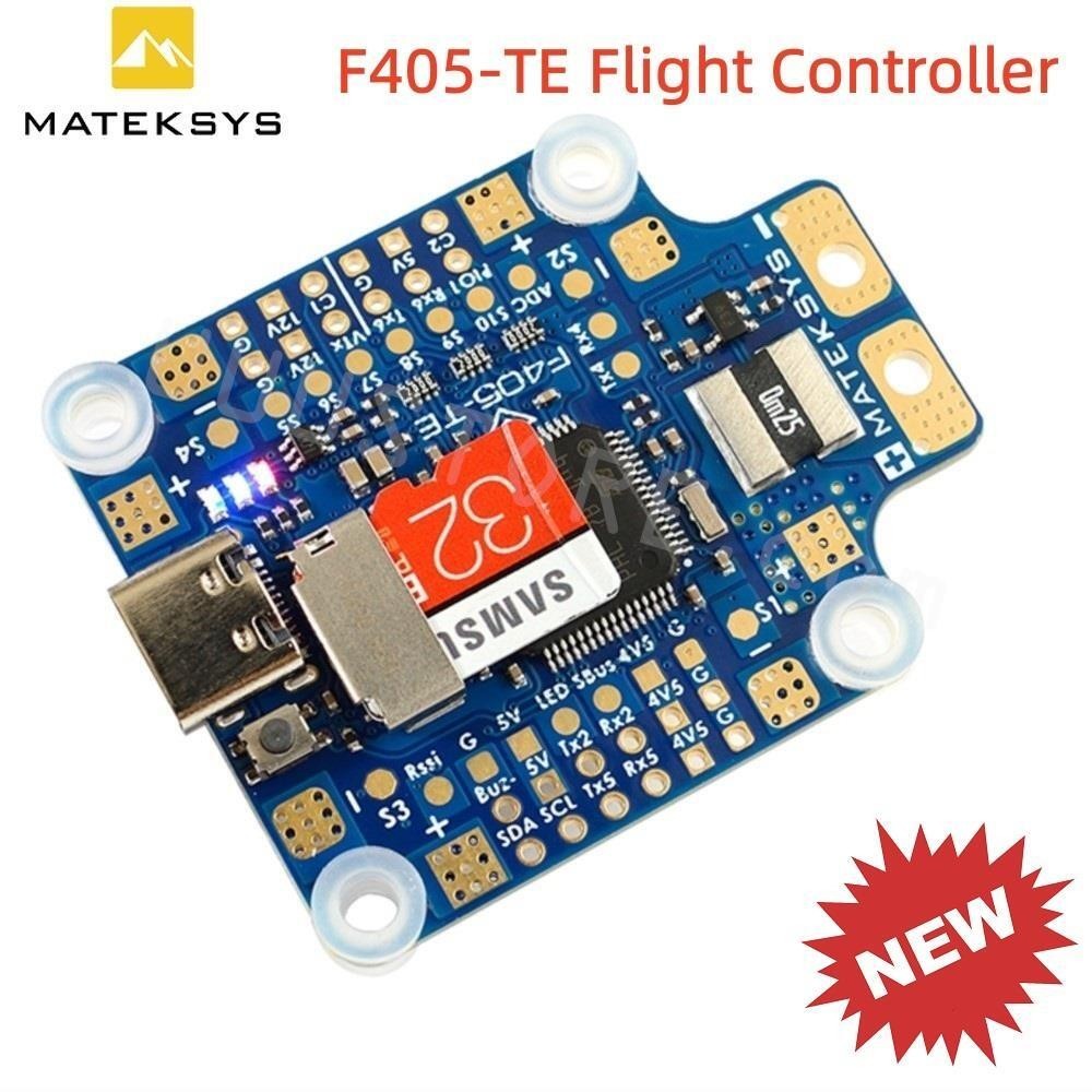 MATEK F405-TE Flight Controller Baro OSD MicroSD Blackbox Dual BEC 220A Current Senor 3-8S PDB ...