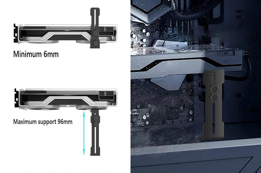 SKYMOUNTAIN Computer Gpu Support Bracket Adjustable Gpu Holder ...
