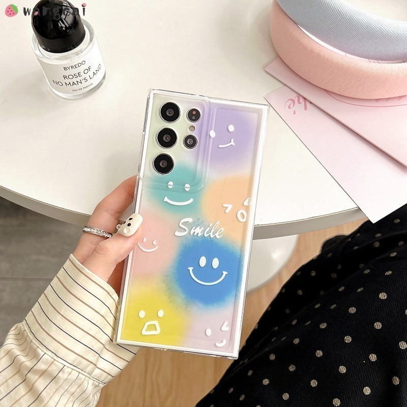 For OPPO Find X3 F19 F17 F11 R17 Pro F9 F7 F5 F3 F1s R15 Phone Case Gradient Smiling Face Smile ...