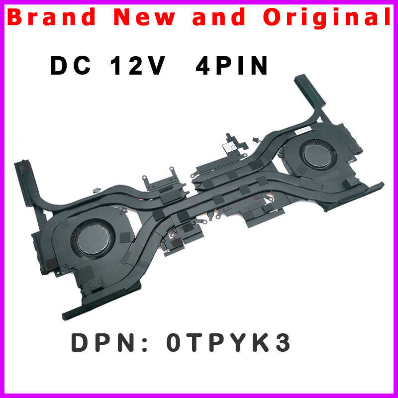 Bagong laptop CPU GPU Heatsink gamit ang Fan Cooler Thermal Radiator ...