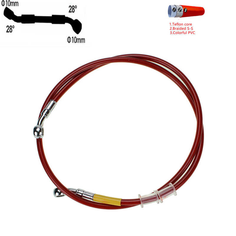 Banjo 28 M10 ° Tuwid Na Tubo Ng Langis Hydraulic Brake Hose 400Mm ...