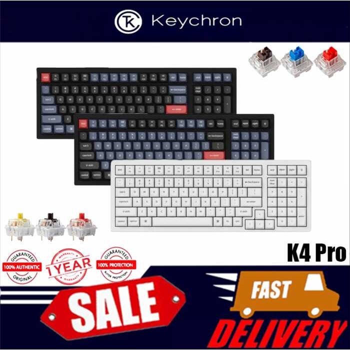 K4 Pro Keychron Q/Via Wireless Mechanical Game Keyboard | Shopee ...