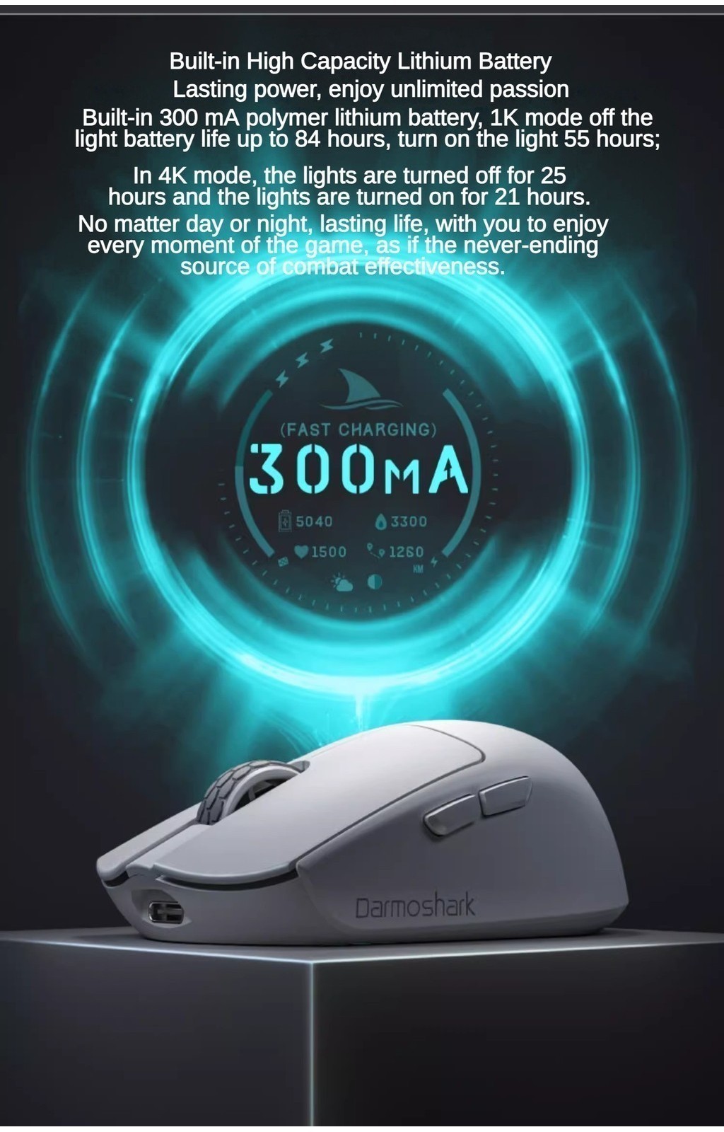 Darmoshark M5 M5Pro Three-mode Connection 2.4g Wireless Bluetooth ...