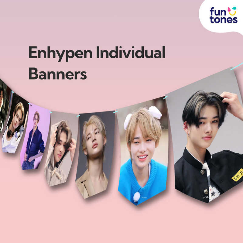 Enhypen Ni Ki Heesung Sunoo Jake Sunghoon Jay Jungwon Bunting Birthday ...