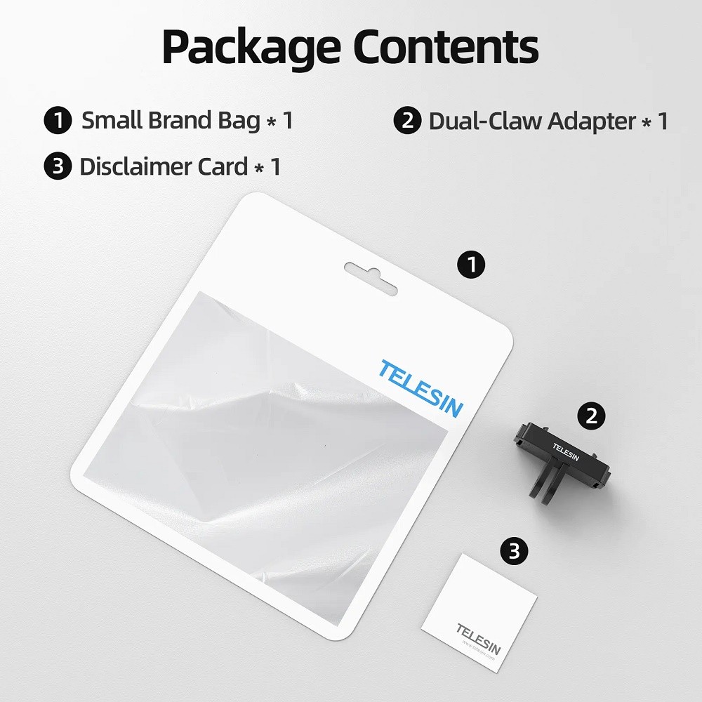 TELESIN Magnetic Quick-Release Base Adapter Mount Insta360 Ace Pro 2 ...