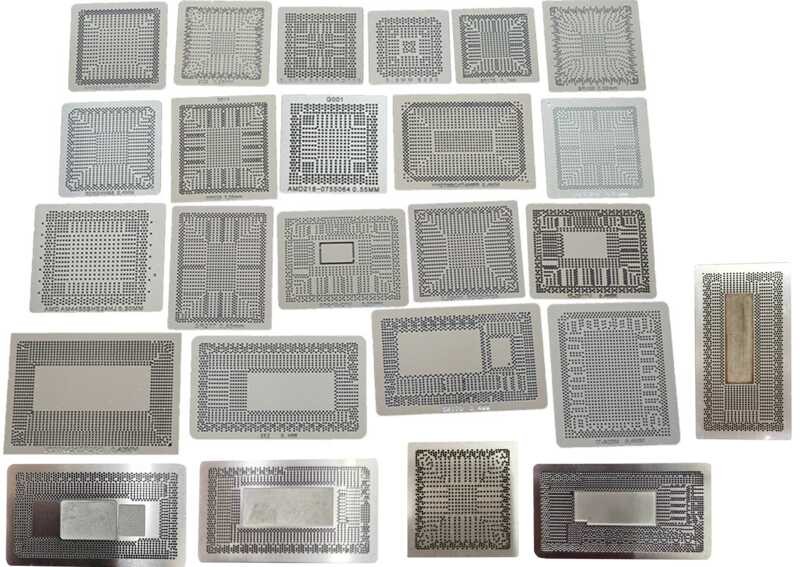 Direct Heat Stencils 25Pcs For CPU I3 I5 I7 I9 10Th 11Th 12Th ...