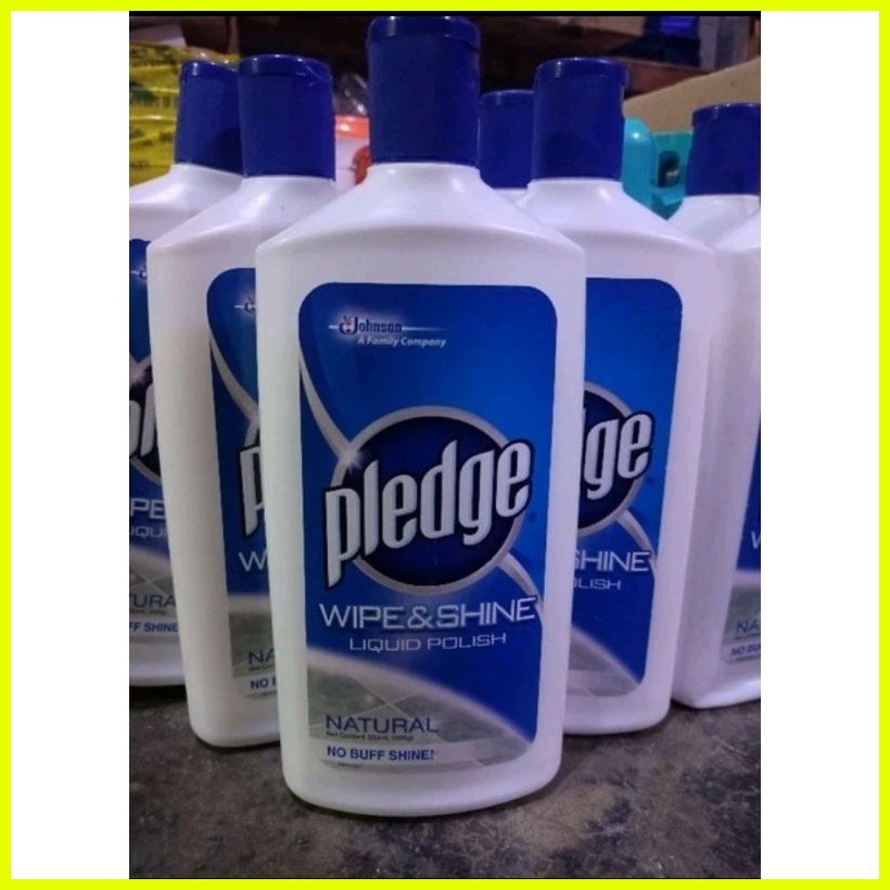 Pledge wipe & shine liquid polish natural 500ml | Shopee Philippines