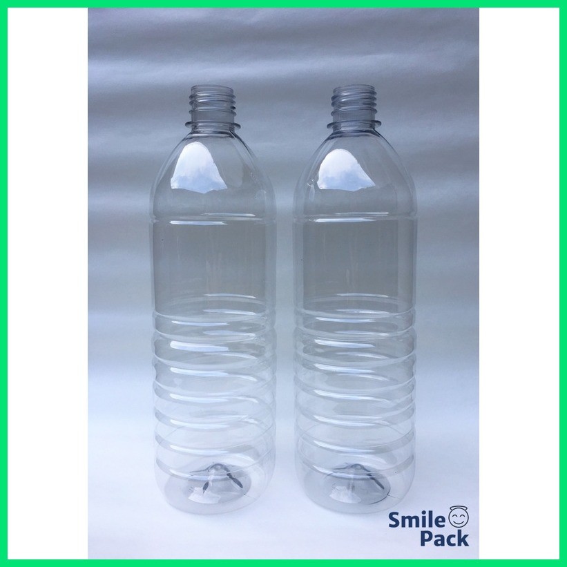 ↔ 1L PET Plastic Bottle 1 liter - BOX of 12 pcs with Sports Caps / Pull ...