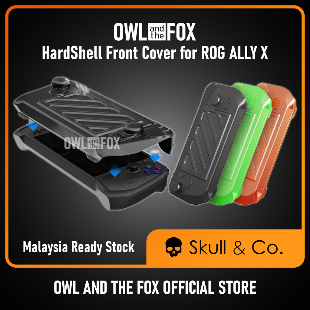 Skull & Co ROG ALLY X Hard Shell Front Cover (Only Compatible with ROG ...