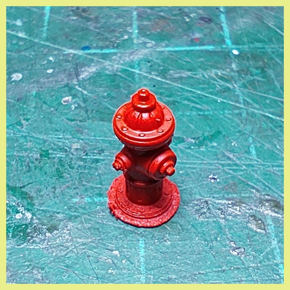 ♒ Fire Hydrant - 1/64 Scale Fire Hydrant - Hotwheels Diecast Diorama ...