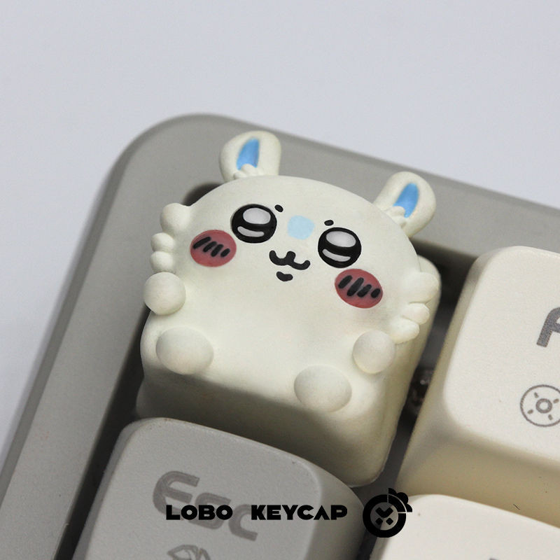 Chiikawa Hachiware Usagi Keycap Cherry R4 Profile PBT Five-side Dye ...
