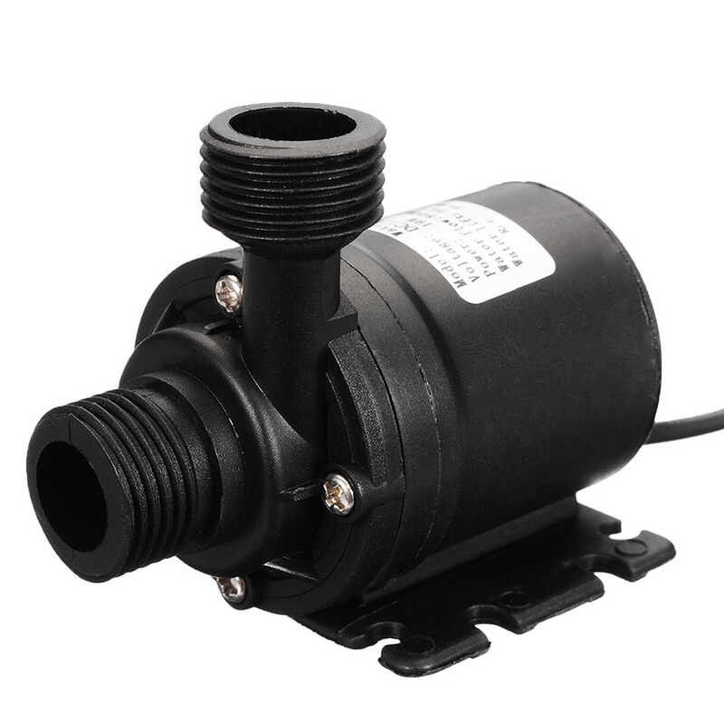 DC 12V/24V Submersible Water Pump 800L/H Water Immersion Pump 5.5 M ...