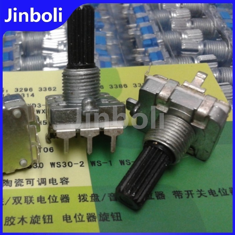 3PCS 24 Position 360 Degree Rotary Encoder EC16 3 Pin Flower Shaft ...