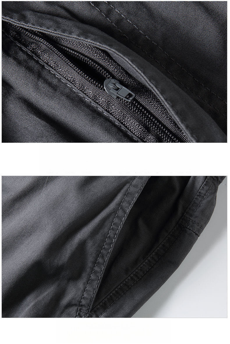 Men'S Shorts Overalls Loose Plus Size Dad Wear Outer Wear Summer Cotton ...