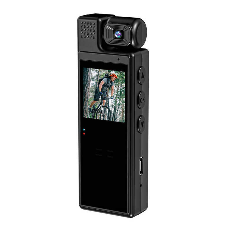 Mini FHD 1080P Body Camera Portable Small Digital Video 180 Degree ...