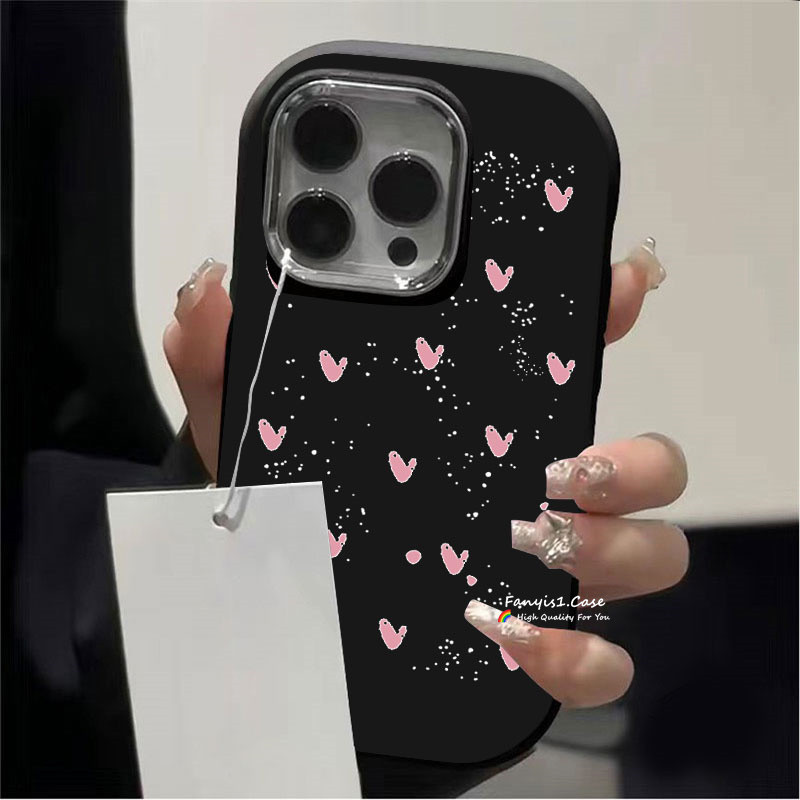 Simple Heart Pink Case For Vivo Y100 Y03 Y11 Y02T Y02A Y17S Y16 Y15S ...