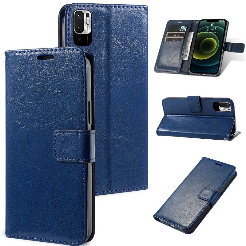 Leather Flip Case for Xiaomi Redmi 14C 13C 12C Note 13 13R 12 11A A3 A2 A1 10 10C 10A 10X 9T 9C ...