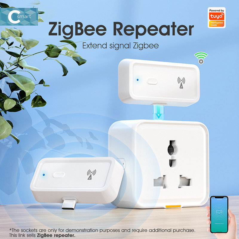 Hot Tuya Smart Home Zigbee Repeater Signal Type C Amplifier Extender Automation Devices Works