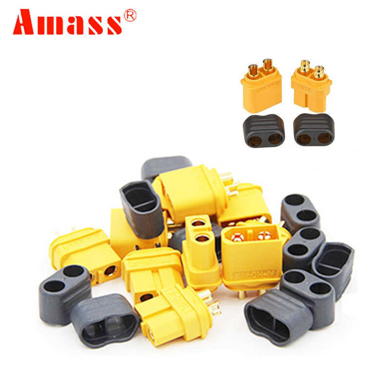 50 pares Amass XT60+ Plug Connector Sa Sheath Housing Male & Female Para sa RC Lipo Battery FPV ...
