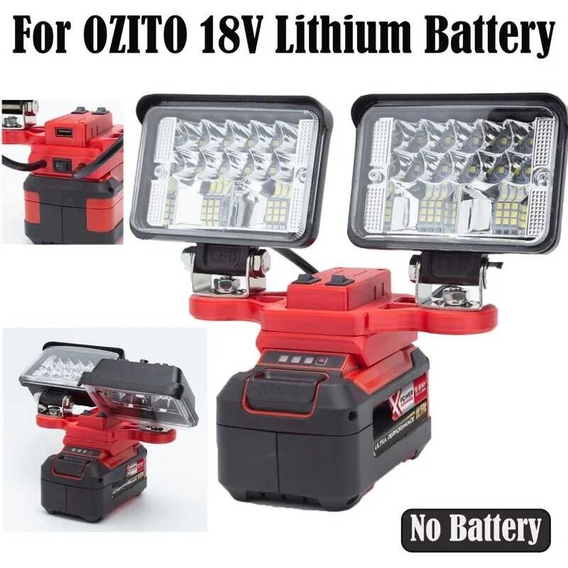 LED Work Light For Ozito Power X-Change 18V Lithium Operated Wireless ...