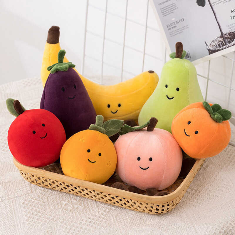 simulation New fruit party plush children's cloth doll claw machine toy ...