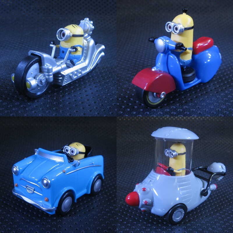 Me Despicable Thief Daddy Minions Motorcycle Toy Car Alloy Car Box ...