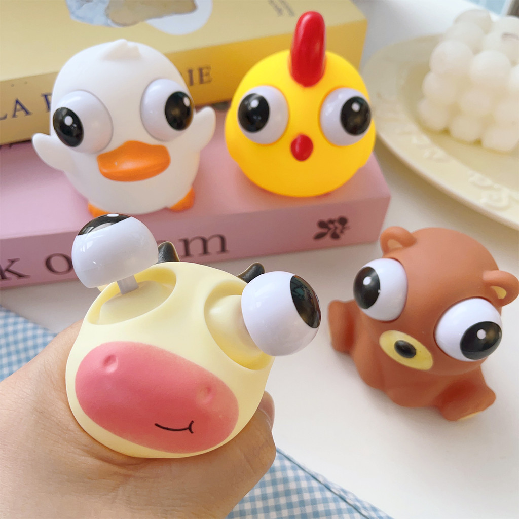 Creative Pop Up Sensory Toy - Explosive Eye Chick Duck Decompression ...