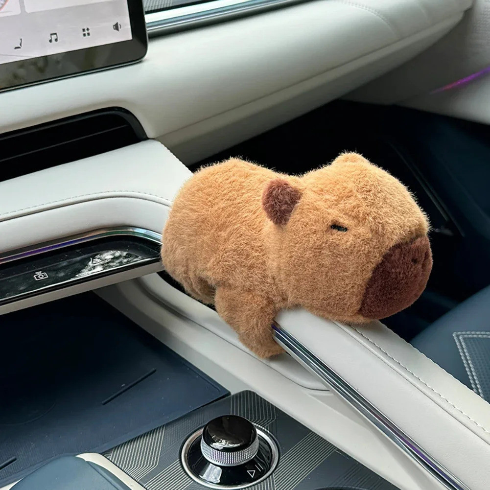 Capybara Car Interior Center Console Displays Handle Wiper Accessories ...