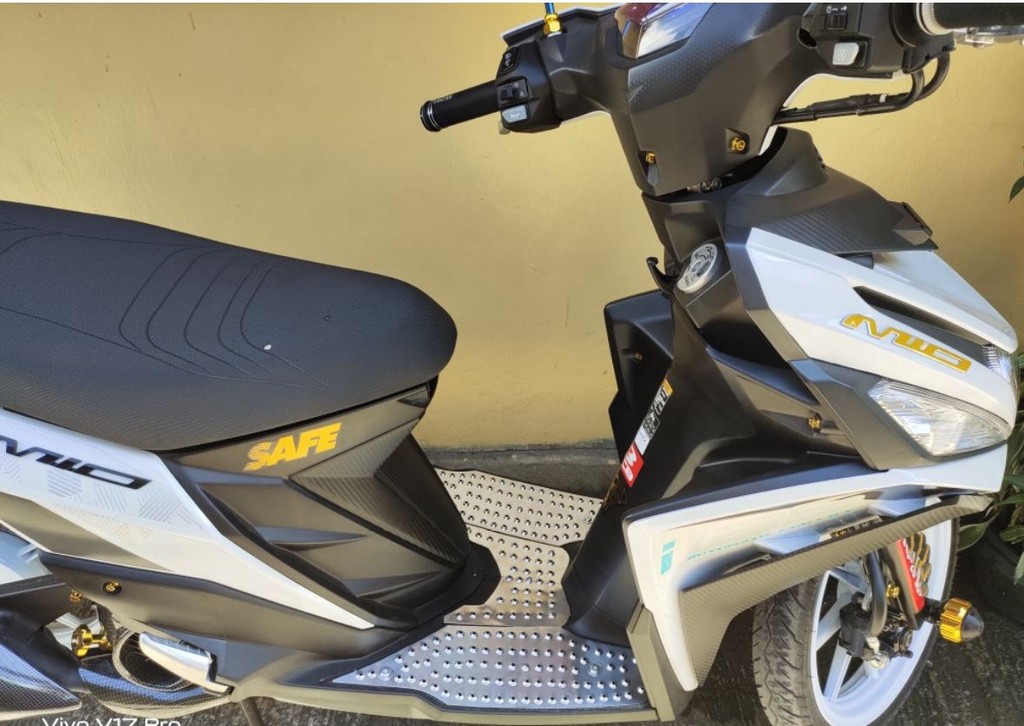 Powder Coated FootBoard Matting Yamaha MIO I 125 Alloy / MIO I 125 ...