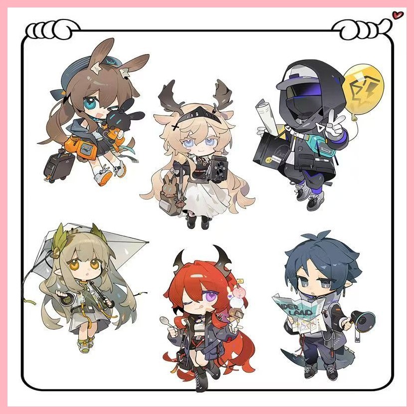 Keychain Pendant Gift Arknights Muelsyse Texas Lappland Arknights ...