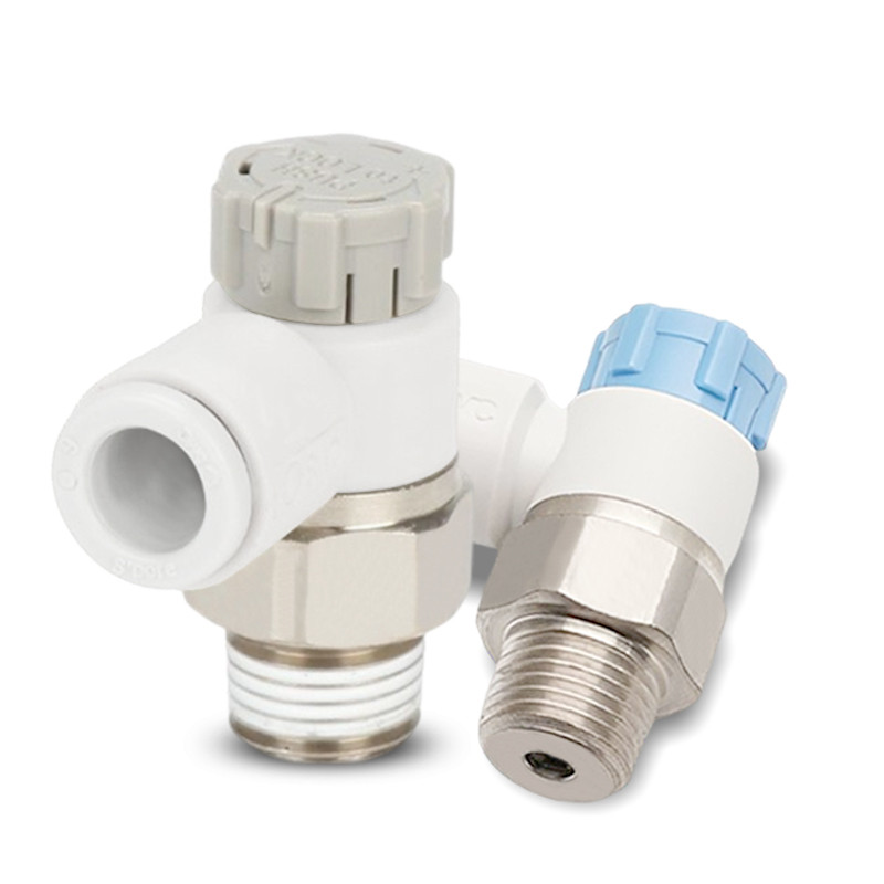 SMC throttle valve AS silindro AS1201F/AS1211F04-06-08-10-12-M5-AS-B speed regulating valve ...