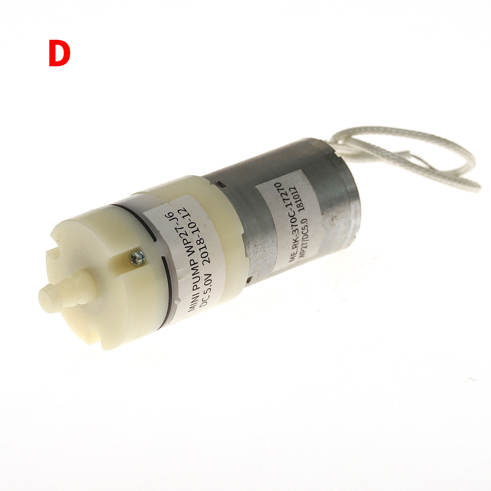 DC 3V 3.7V 5V 6V 12V Micro Mini 370 Motor Diaphragm Air Pump Vacuum Pump Negative Pressure ...