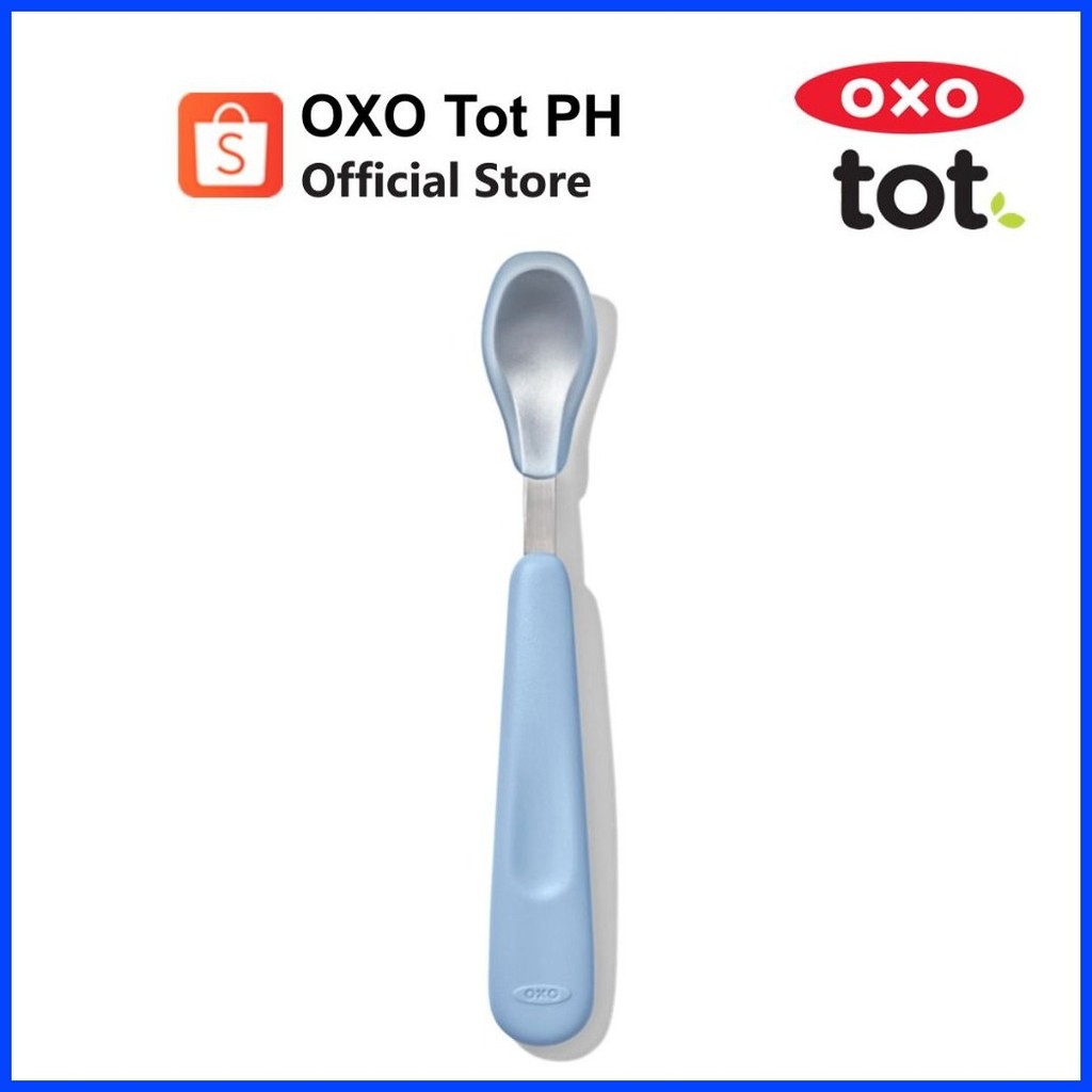 OXO Tot On-The-Go Feeding Spoon with Travel Case ( oxotot baby infant toddler eat food utens ...