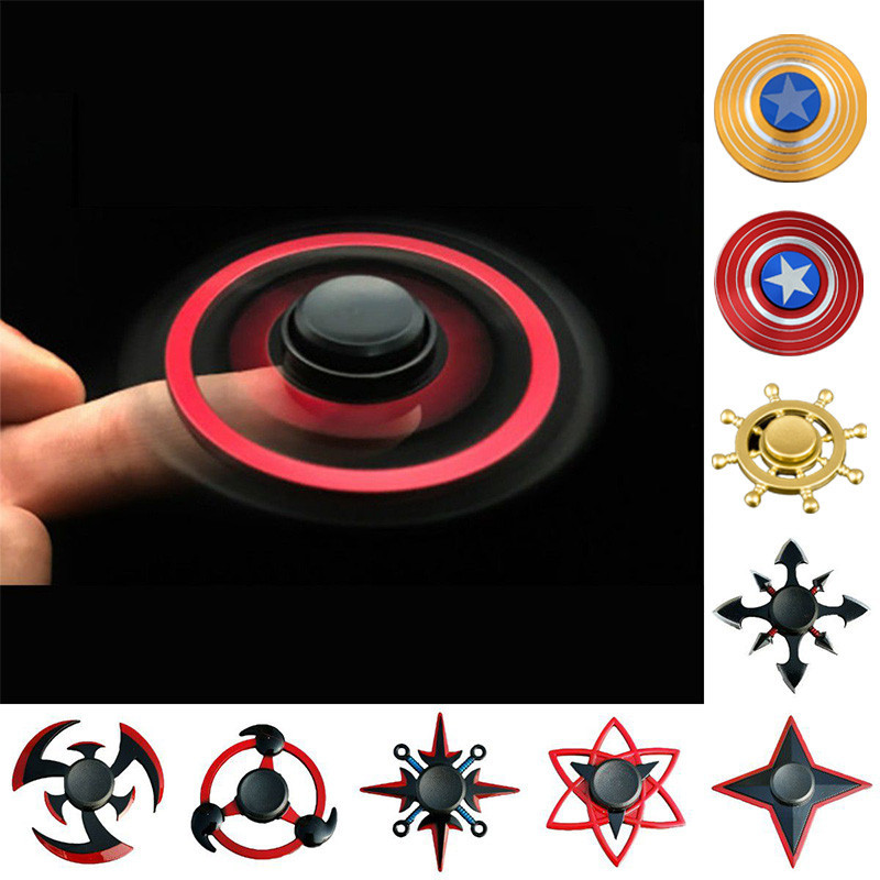 Hand Spinner Finger Spinner Naruto Shuriken And Captain America ...