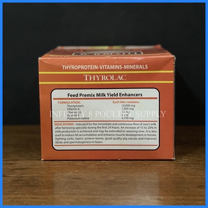 Thyrolac Feed Premix Milk Yield Enhancer 12 x 50g/box | Shopee Philippines