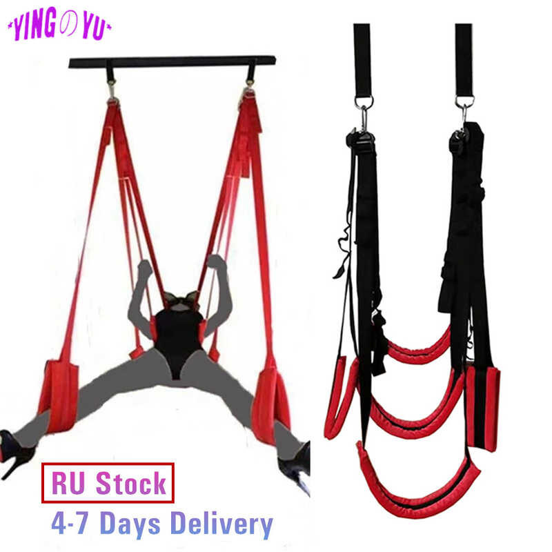Sm Bondage Rope Sex Door Swing Chairs Hanging Furniture Straps Hammock Flirting Bdsm Equipment A