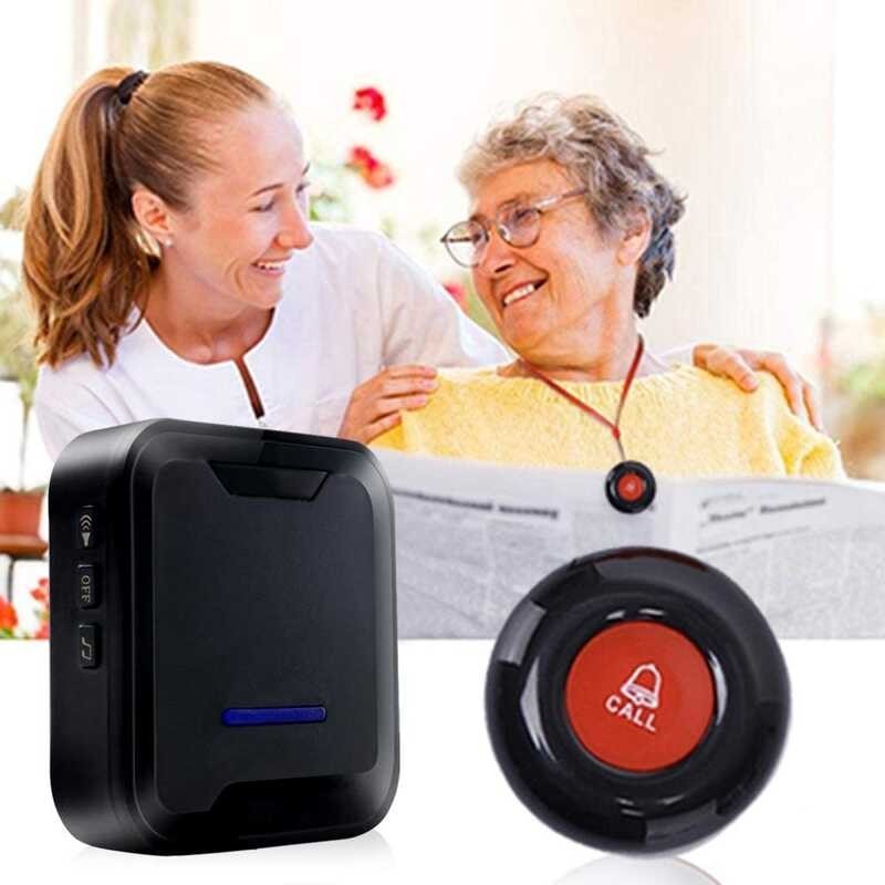Portable DAYTECH Wireless Caregiver Calling Pager Emergency Alarm System For Elderly Patient ...