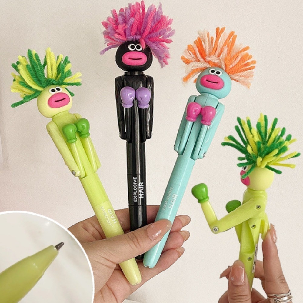 Pressure Reducing Neutral Pen - 1mm Black Refill Gel Pen - Fried Hair ...