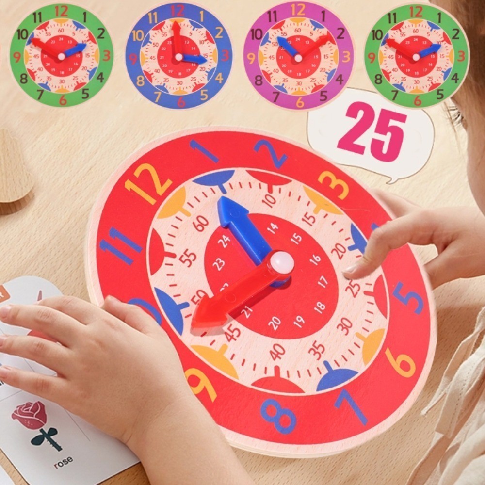 Time Numbers Toy - Children Hour Minute Second Cognition - Montessori ...