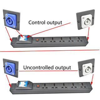 Strips PDU Power Schuko Powerlink Audio 3P Aviation Plug Universal ...