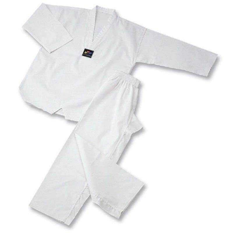 white Taekwondo adult Children Breathable cotton Karate dobok black ...
