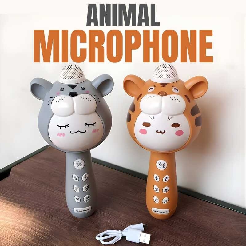 Microphone Ng BYJ Children Gamit Ang Bluetooth Speaker Animal Design ...