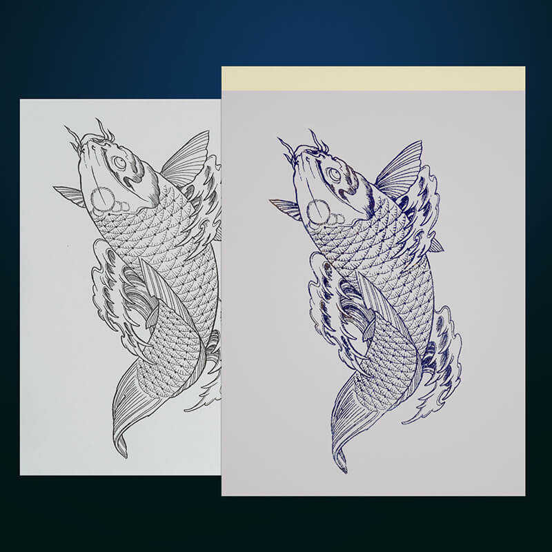 Copy Tattoo Photocopy Paper, Tattoo Thermal Paper A4, Machine Printing ...