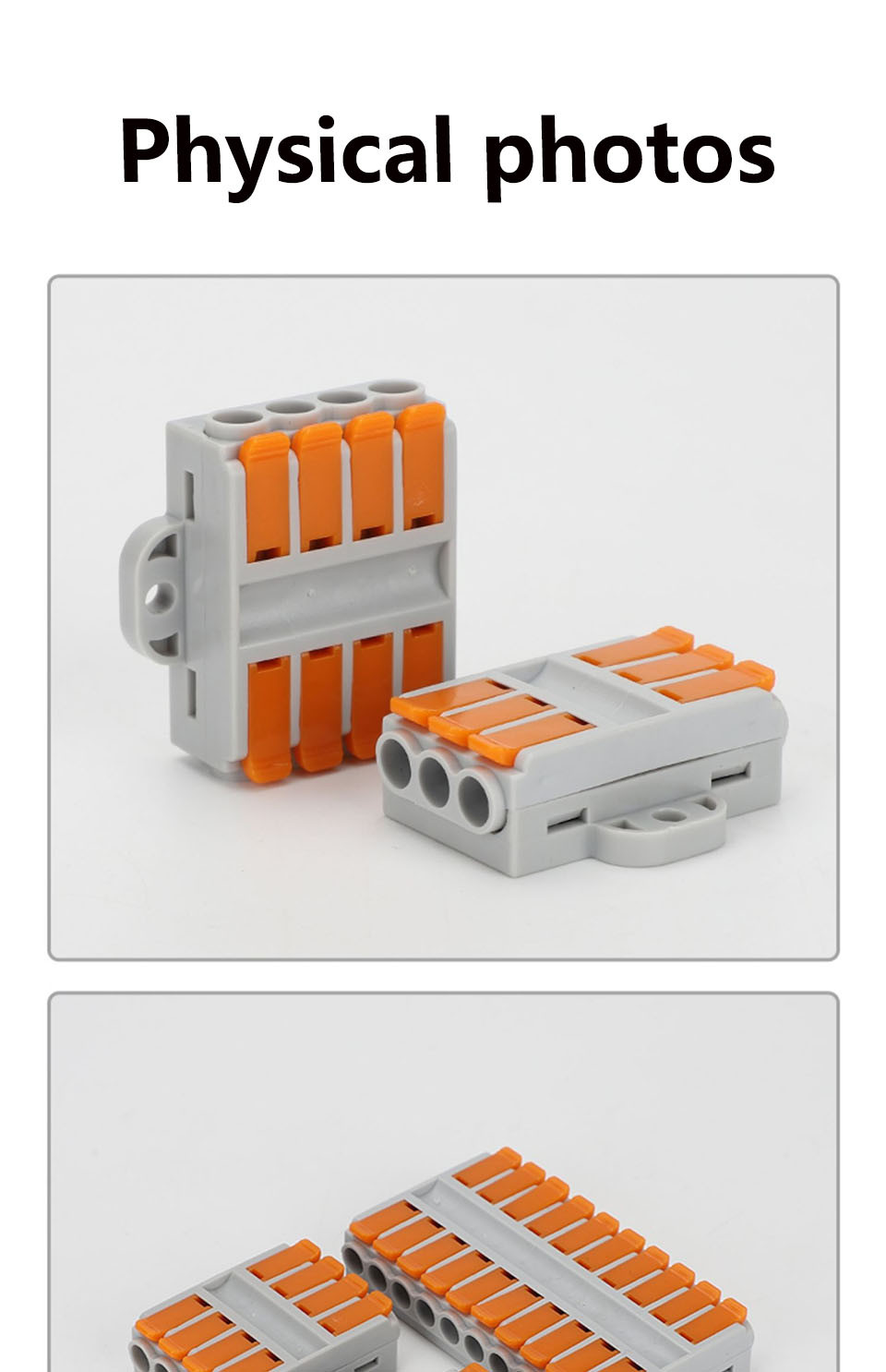 Wire Connector 2/3/4/5/6 pin Universal Docking Fast Wiring Conductors ...