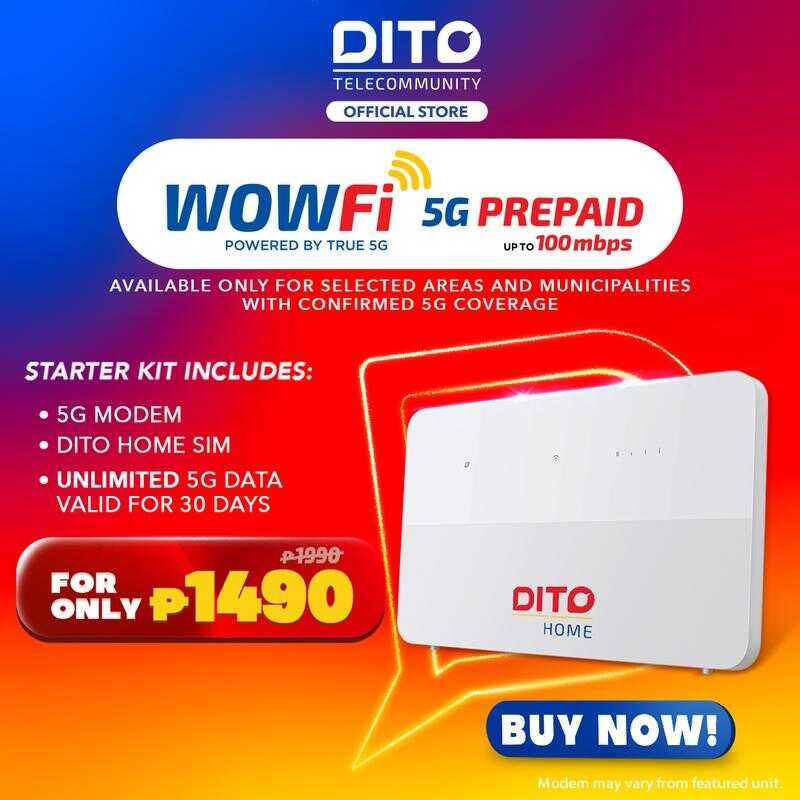 DITO Home Wifi Kit W/ 30 Days UNLI 5G Data | Shopee Philippines